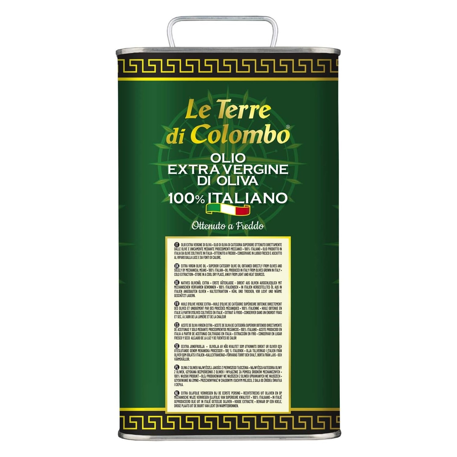 100% Italian Extra Virgin Olive Oil – Le Terre di Colombo 3L