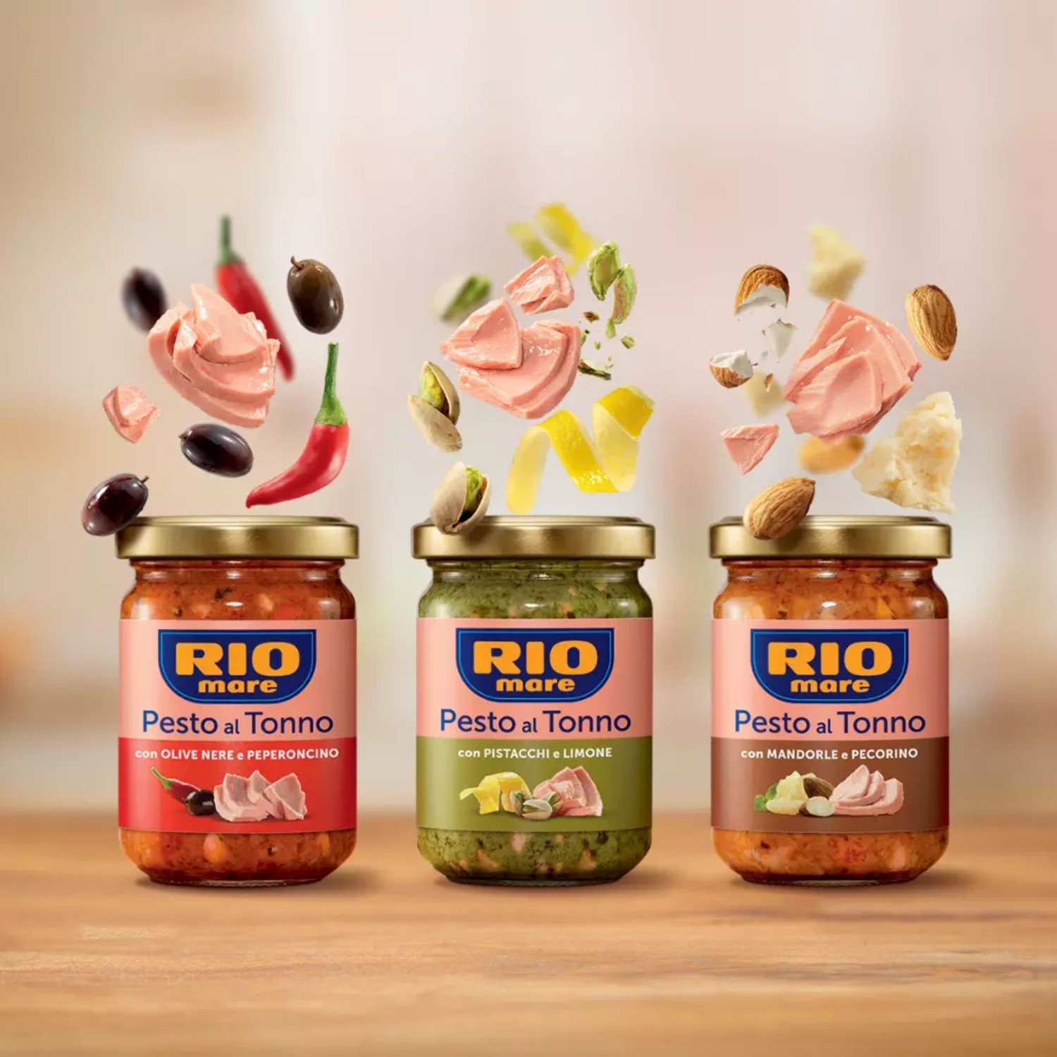 Rio Mare Pesto with Tuna, Pistachio & Lemon – 130g