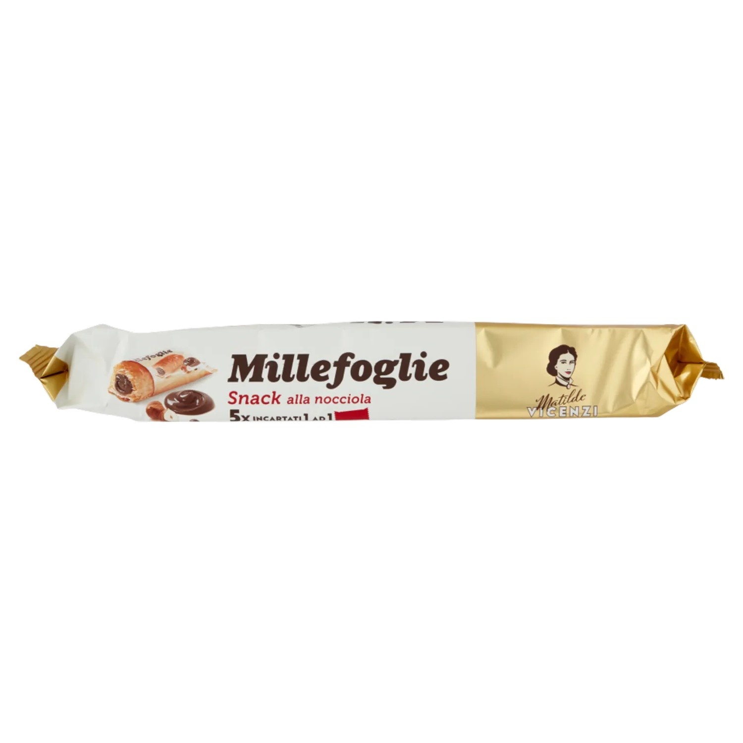 Millefoglie Minisnack Hazelnut Cream 125g – Italian Pastry