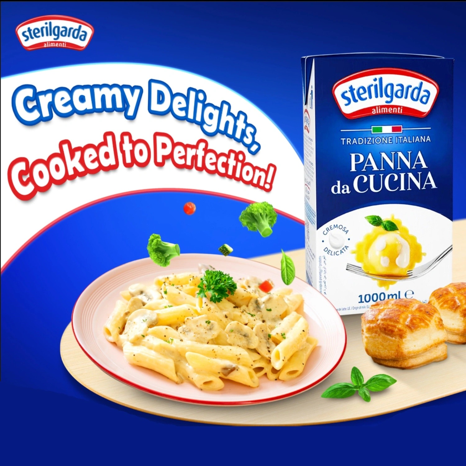 Sterilgarda Cooking Cream UHT 500ml Italian Panna da Cucina