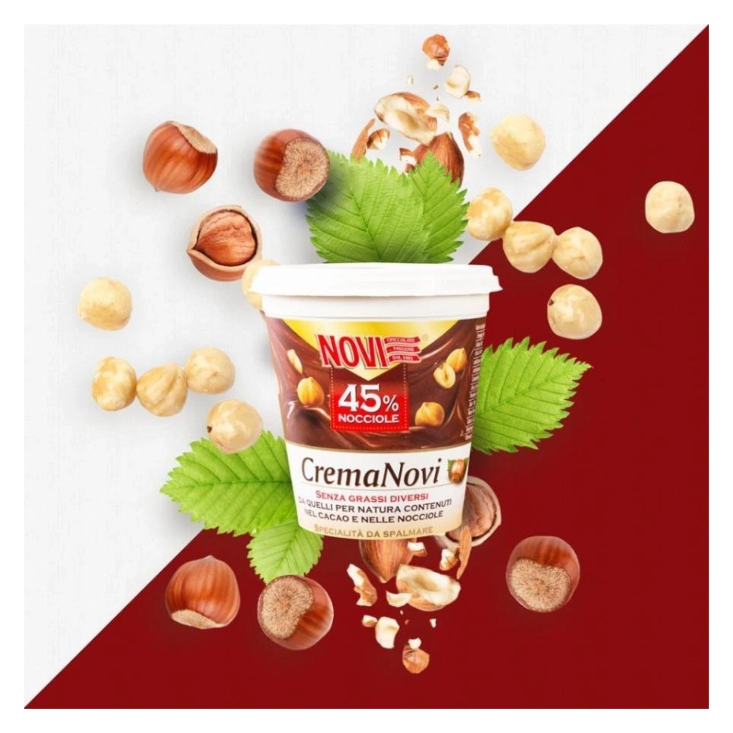 Novi Chocolate & Hazelnut Spread 200g – 45% Hazelnuts