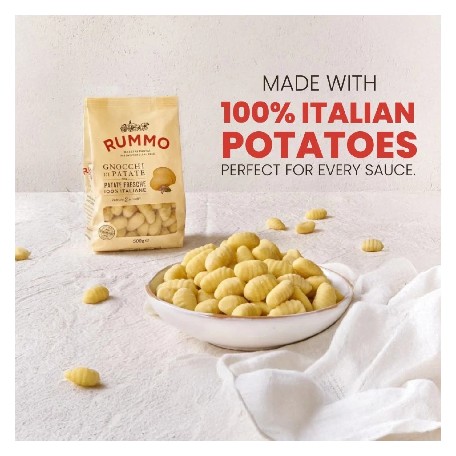 Rummo Gnocchi 500g From Italian Potatoes