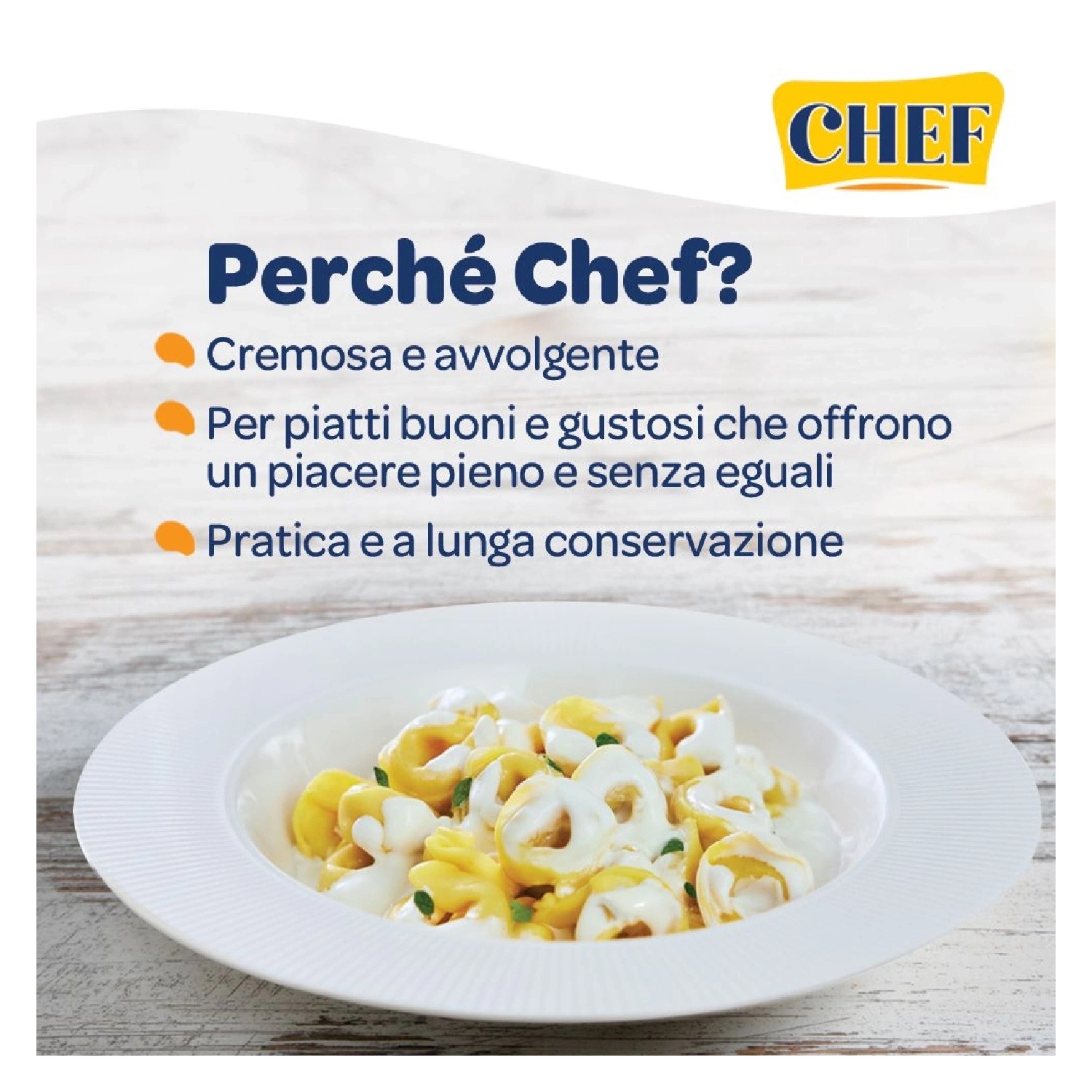 Panna Chef CLASSICA UHT (200ml) - Creamy and Convenient