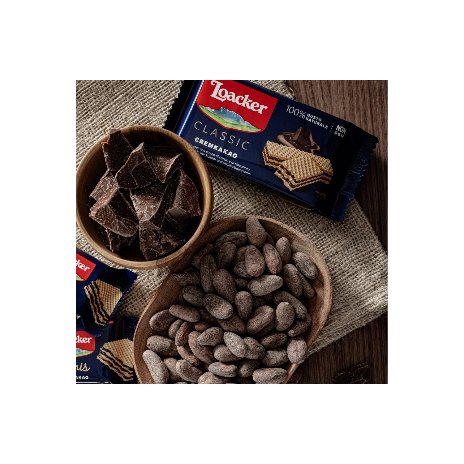 Loacker Classic Cremkakao 175g – Chocolate Wafer Delight