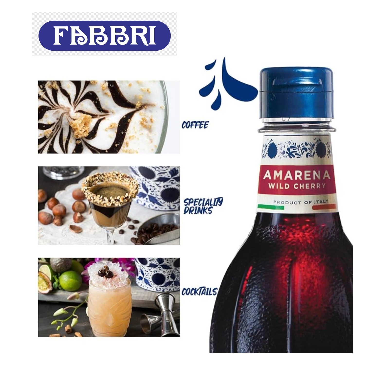 Amarena Fabbri Syrup 560 ml – Gluten Free & Halal