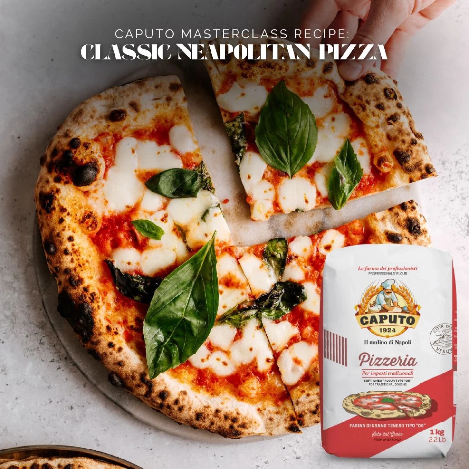 Caputo Pizzeria 00 Flour 1kg – Italian Soft Wheat Flour